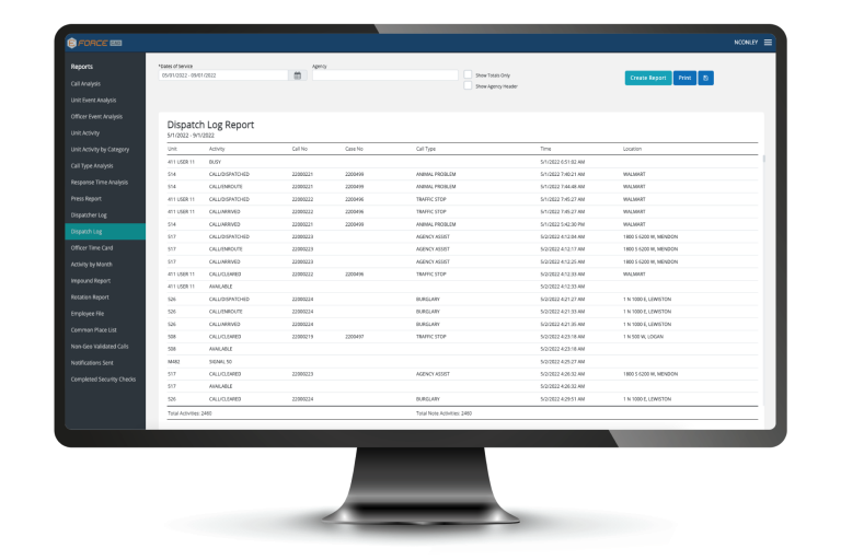 Computer Aided Dispatch | CAD Software | EFORCE